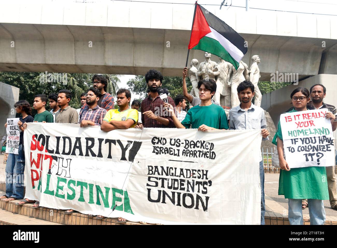 Dhaka, Bangladesh - October 12, 2023: Bangladesh Students Union held a ...