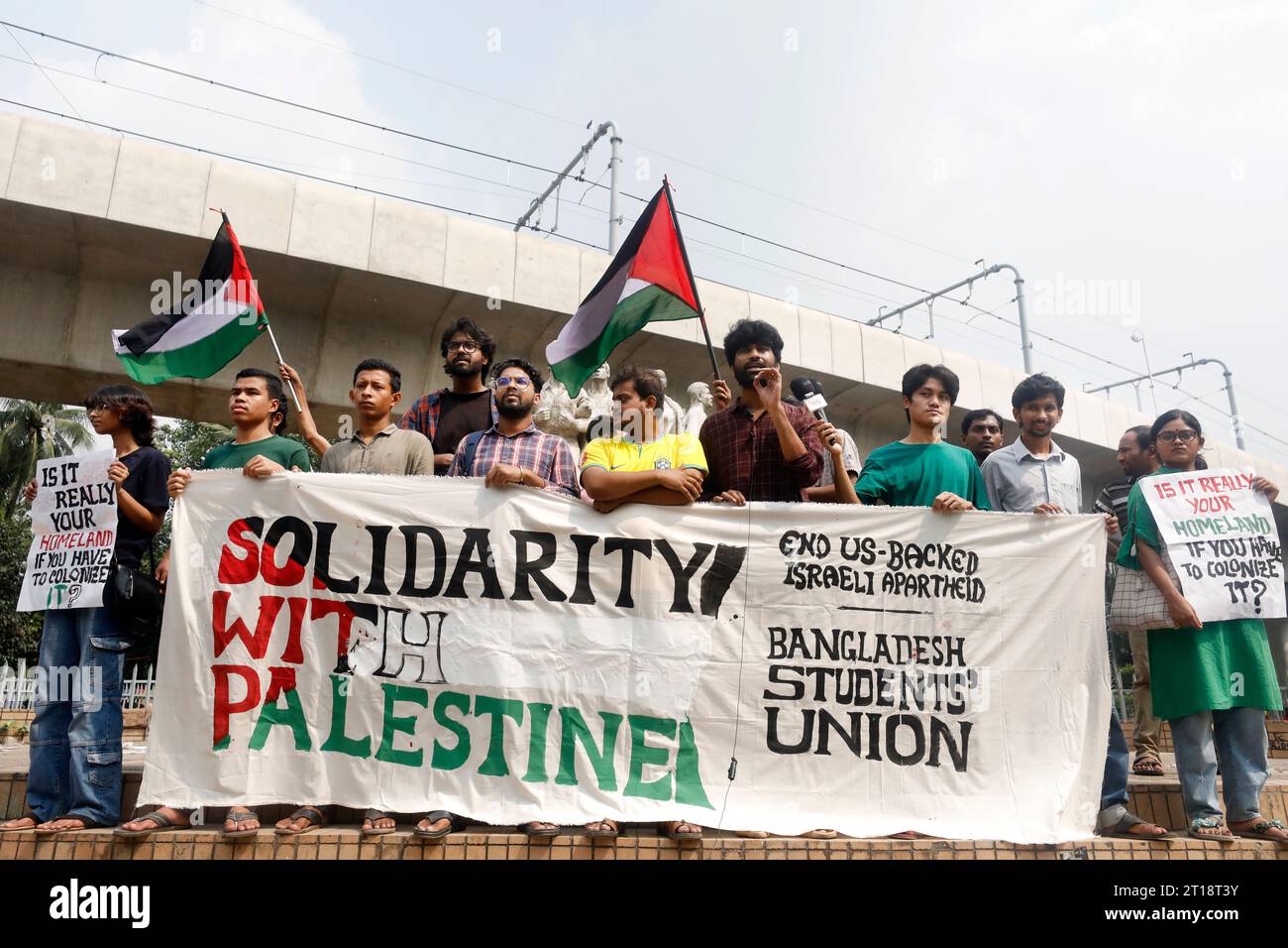 Dhaka, Bangladesh - October 12, 2023: Bangladesh Students Union held a ...