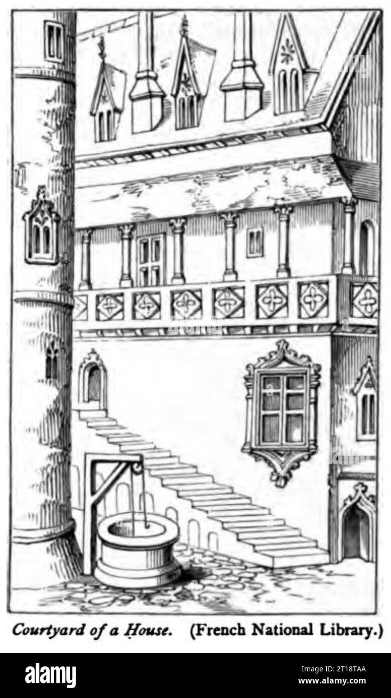 Scenes and Characters of the Middle Ages Stock Photo - Alamy