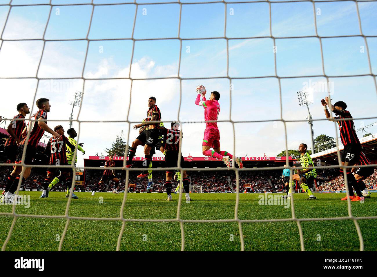 Neto of AFC Bournemouth - AFC Bournemouth v Arsenal, Premier League ...