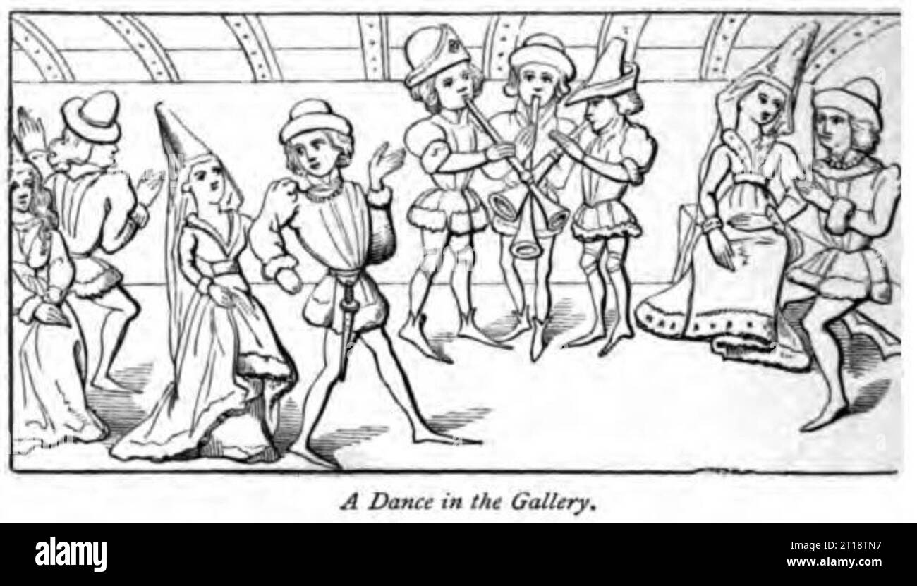 Scenes and Characters of the Middle Ages Stock Photo - Alamy