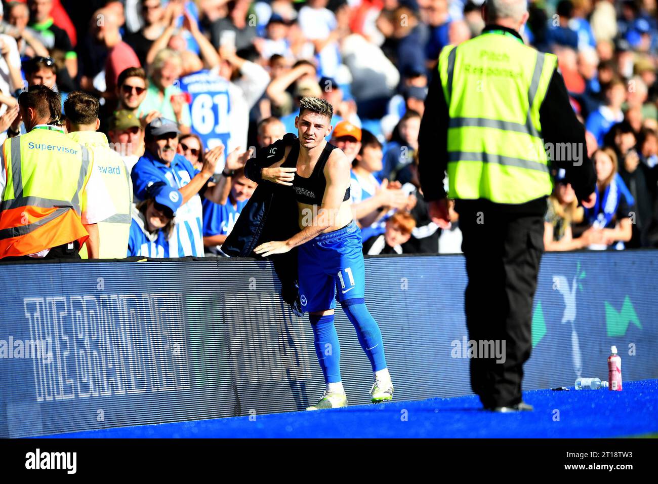Billy Gilmour of Brighton and Hove Albion at full time - Brighton ...