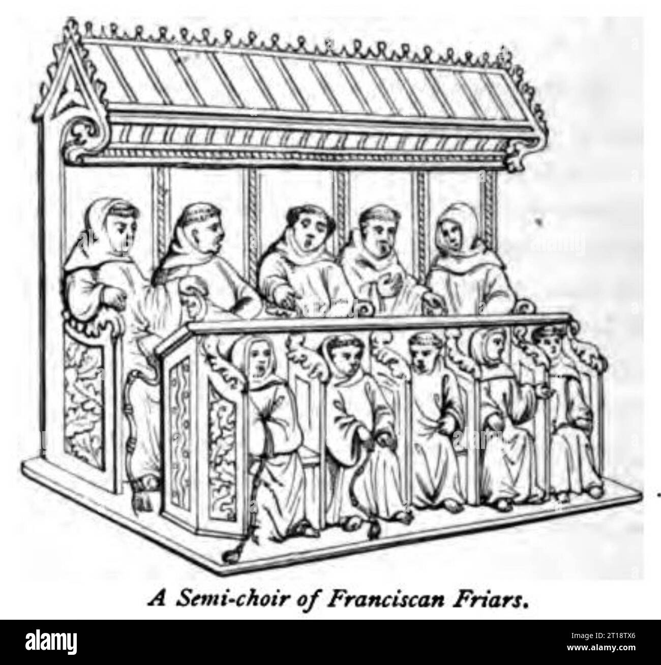 Scenes and Characters of the Middle Ages Stock Photo - Alamy