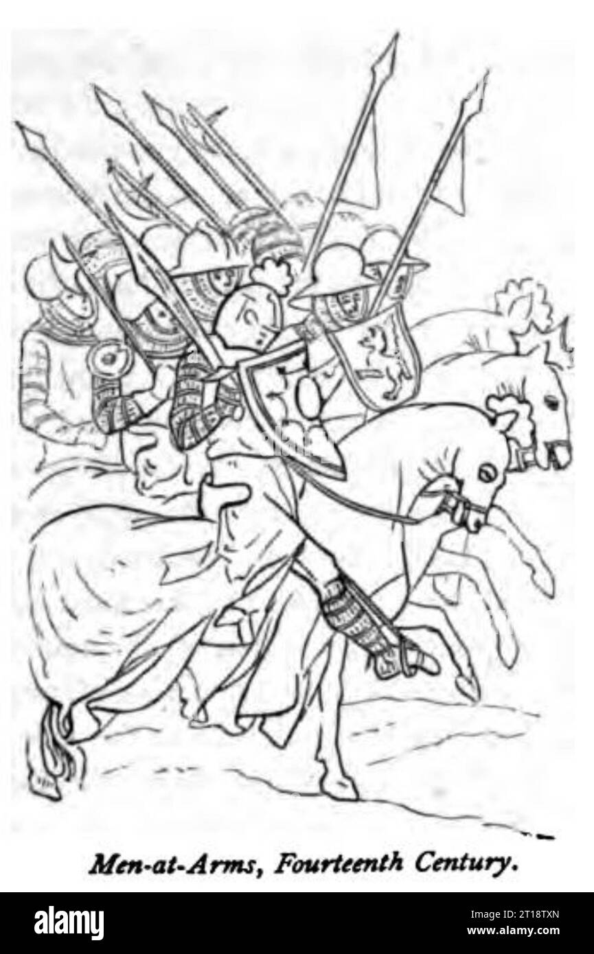 Scenes and Characters of the Middle Ages Stock Photo - Alamy