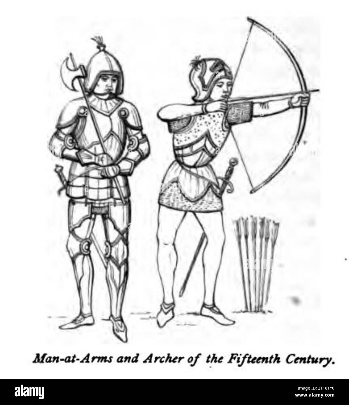 Scenes and Characters of the Middle Ages Stock Photo - Alamy