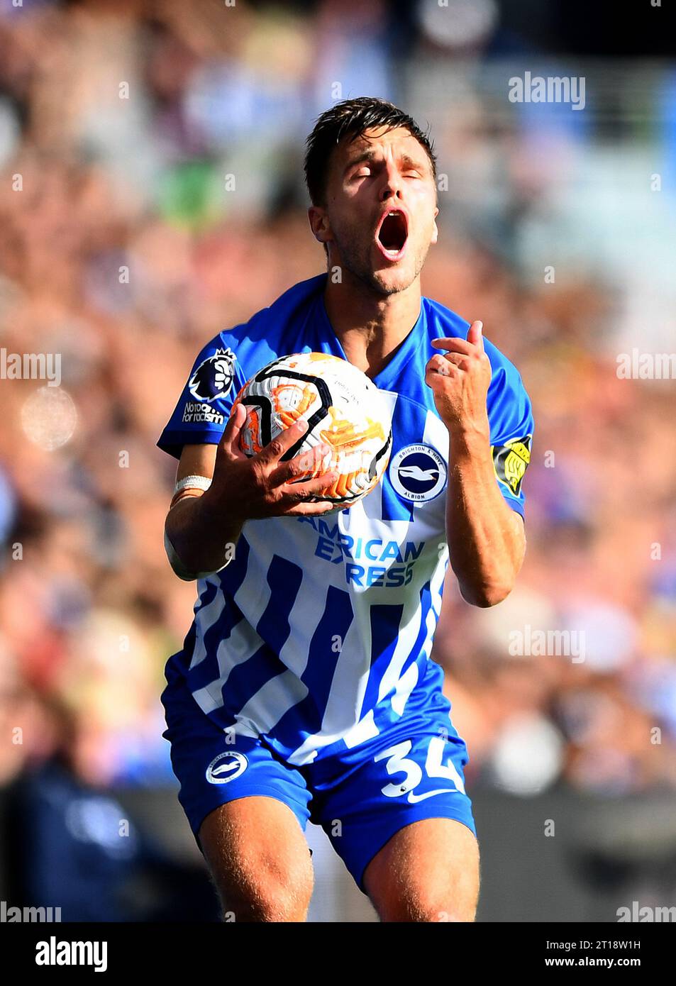 Joel Veltman of Brighton and Hove Albion - Brighton & Hove Albion v AFC ...