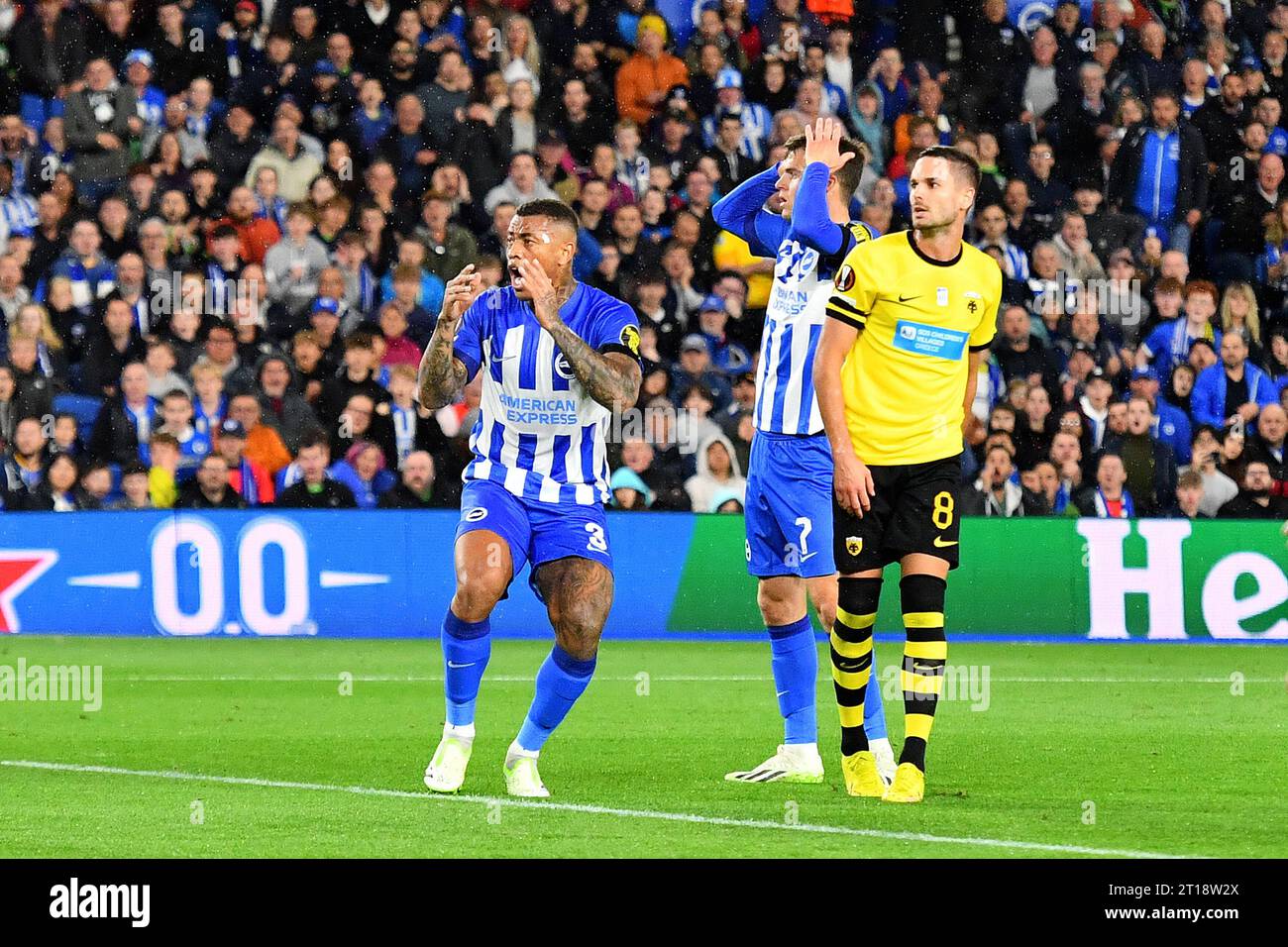 Igor Julio of Brighton and Hove Albion misses a chance - Brighton ...
