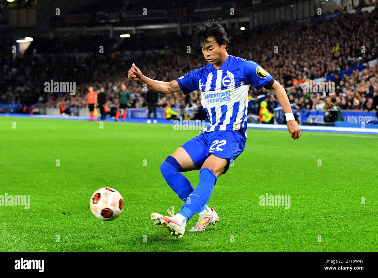Kaoru Mitoma of Brighton and Hove Albion - Brighton & Hove Albion v AEK ...