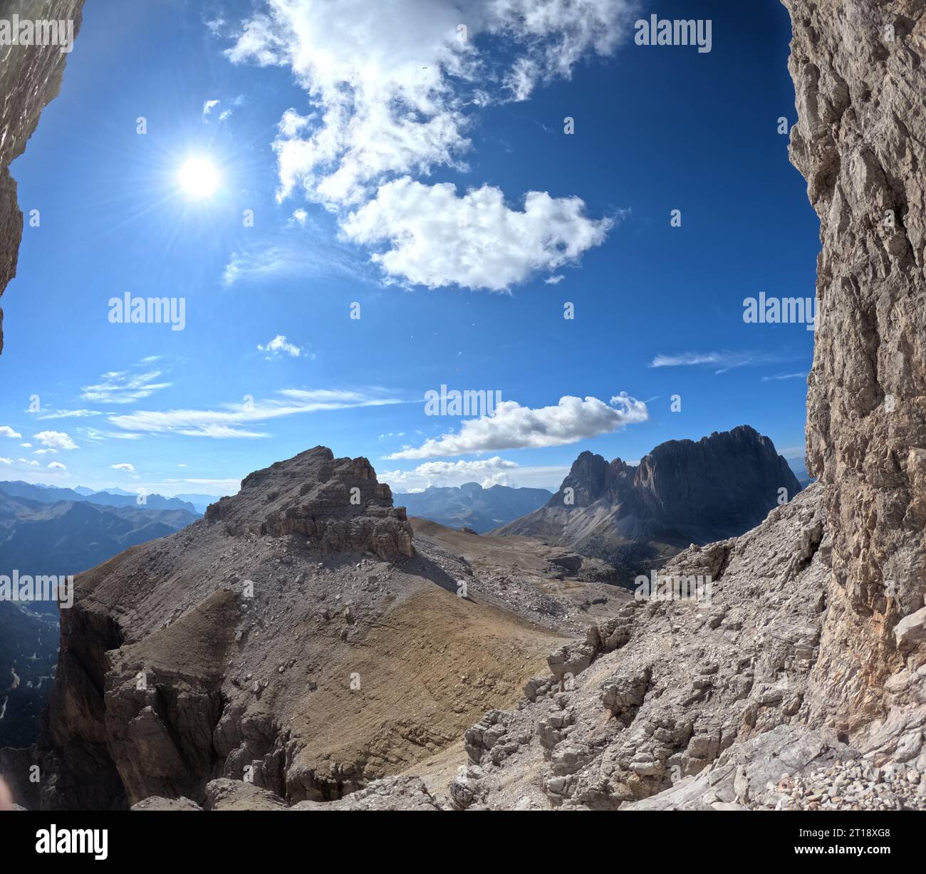 Beautiful landscape of Italian dolomites-with mountain meadows,lakes ...