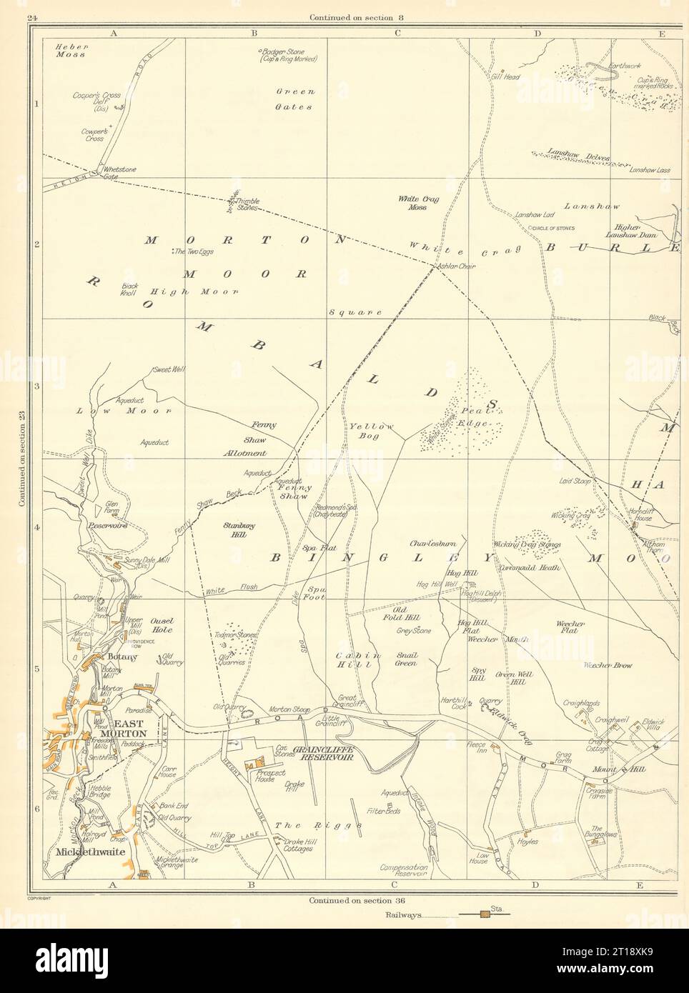 Map of morton hi-res stock photography and images - Alamy