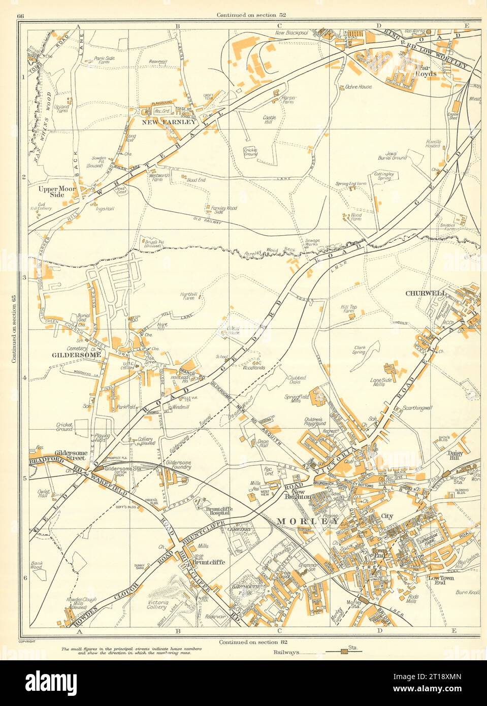 LEEDS Morley Gildersome Churwell Clark Spring New Farnley Far Royds ...