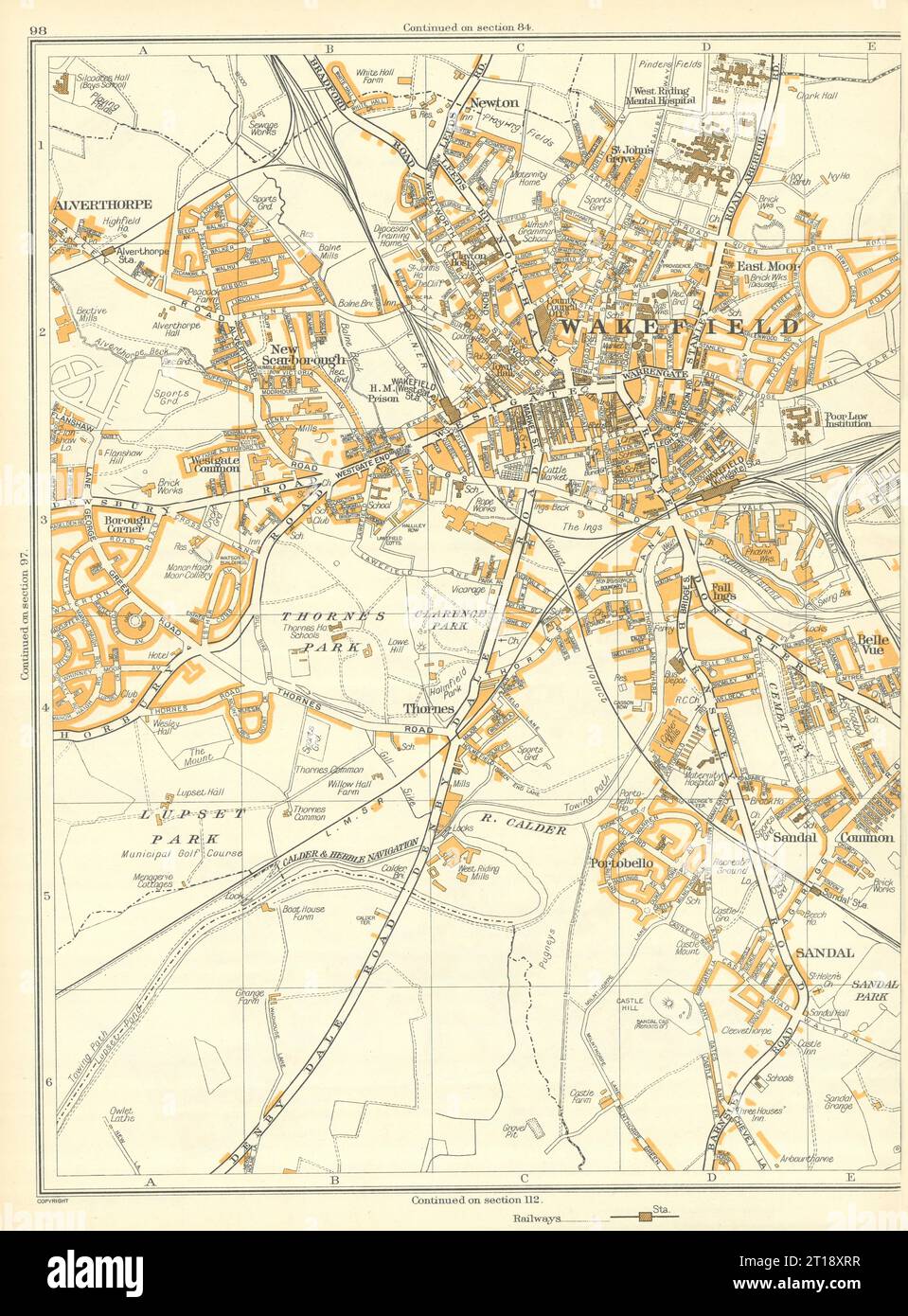 WAKEFIELD Alverthorpe Sandal Portobello Thornes New Scarborough Newton ...