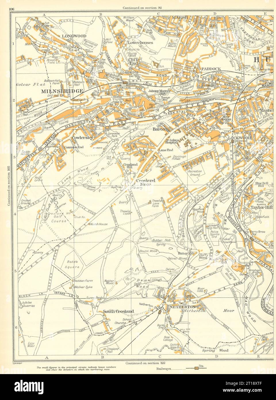 HUDDERSFIELD Milnsbridge Longwood Netherton Paddock Lockwood Barton ...