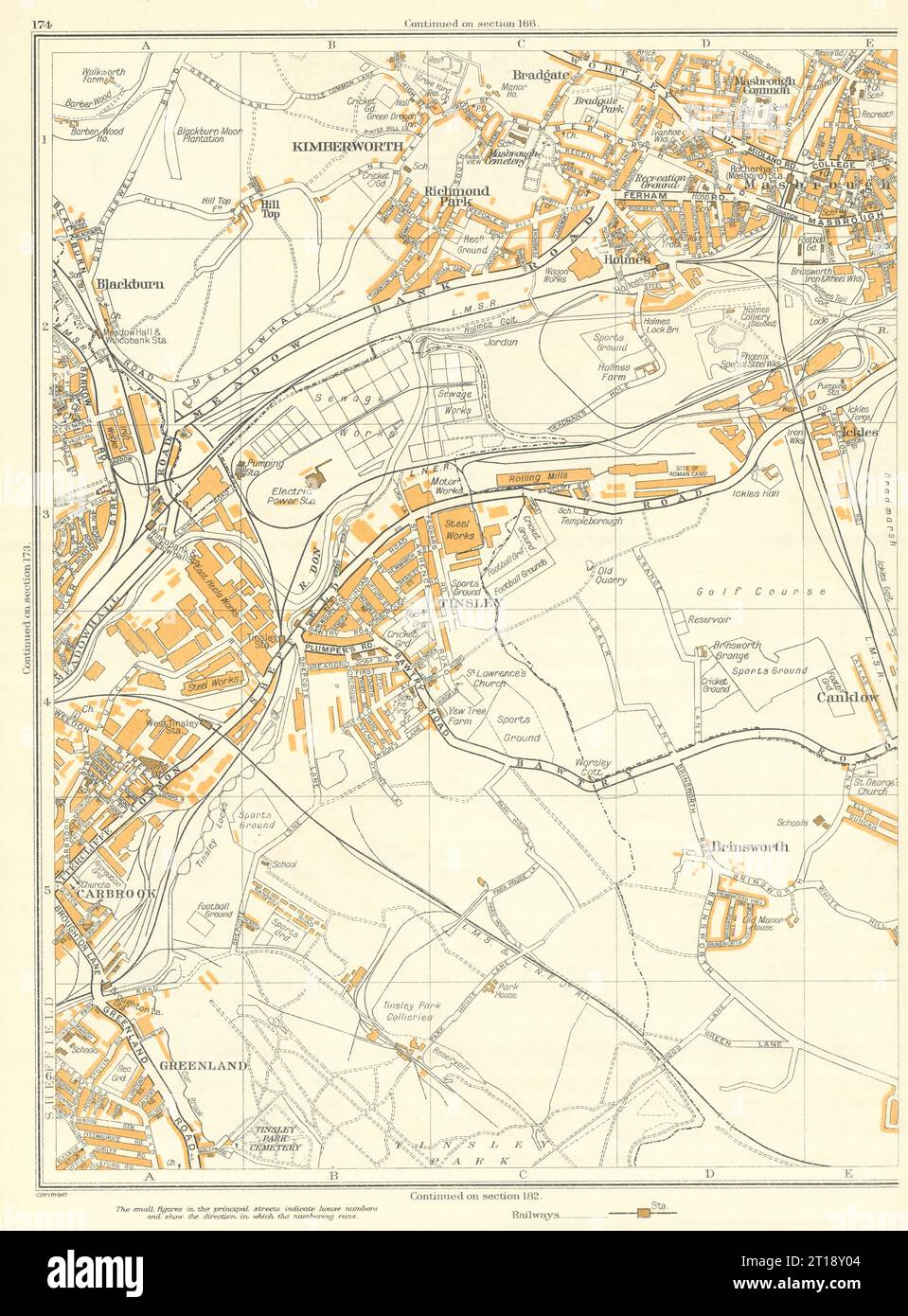 ROTHERHAM SHEFFIELD Brinsworth Masbrough Tinsley Kimberworth Carbrook ...