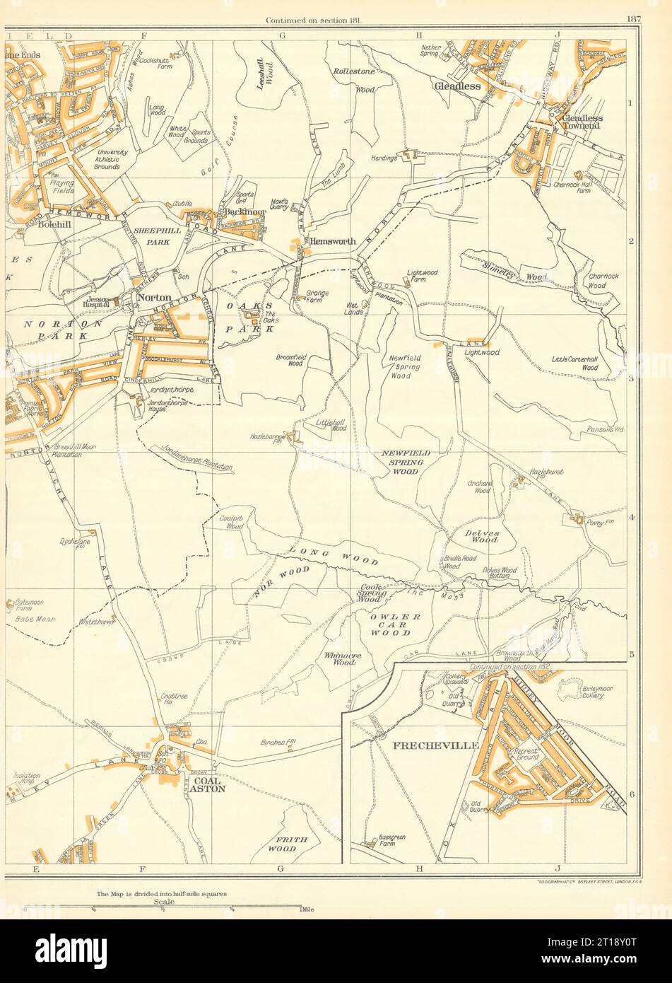 SHEFFIELD Dronfield Coal Aston Frecheville Gleadless Norton Woodseats ...