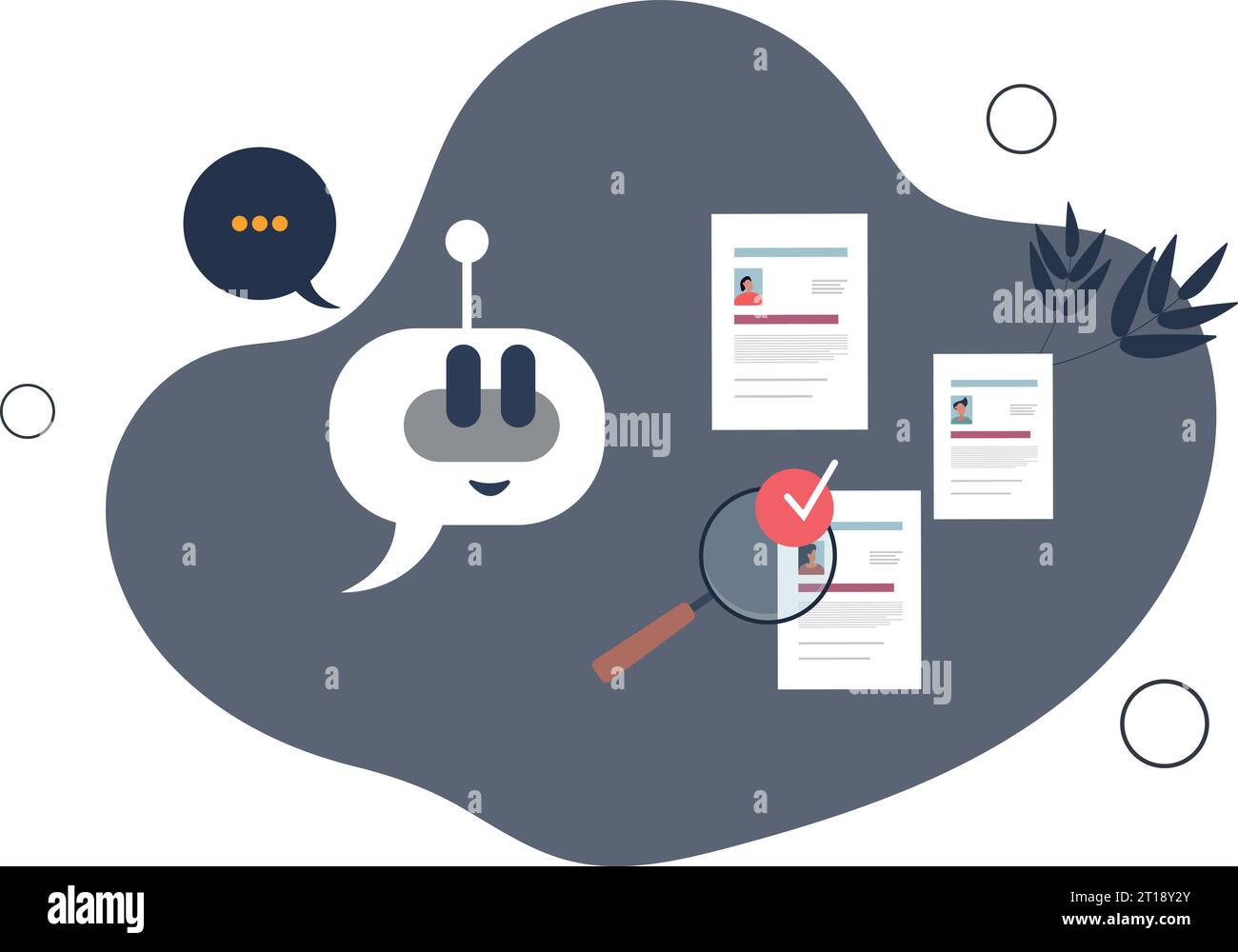 AI in recruitment and artificial intelligence usage in HR.Human ...