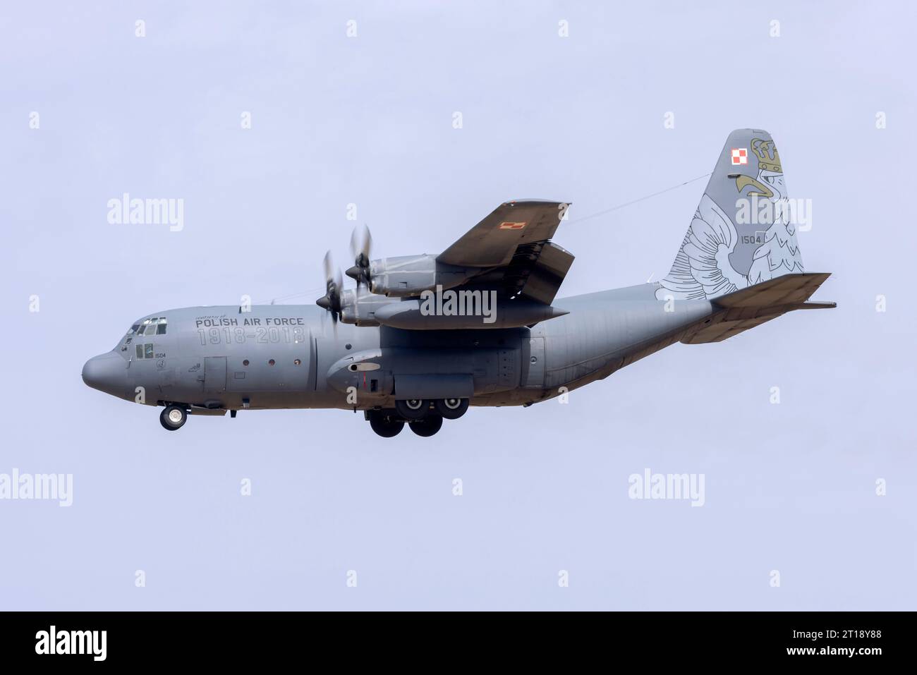Polish Air Force Lockheed C-130E Hercules (L-382) (REG: 1504) with nice ...