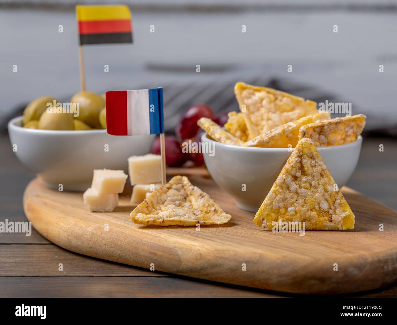 Wooden table triangles hi-res stock photography and images - Alamy