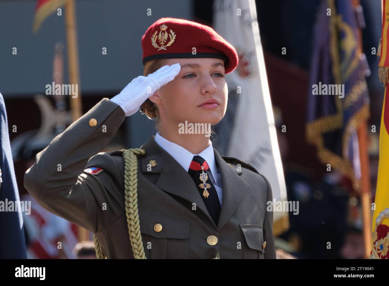 Leonor princess of asturias in the military hi-res stock photography ...