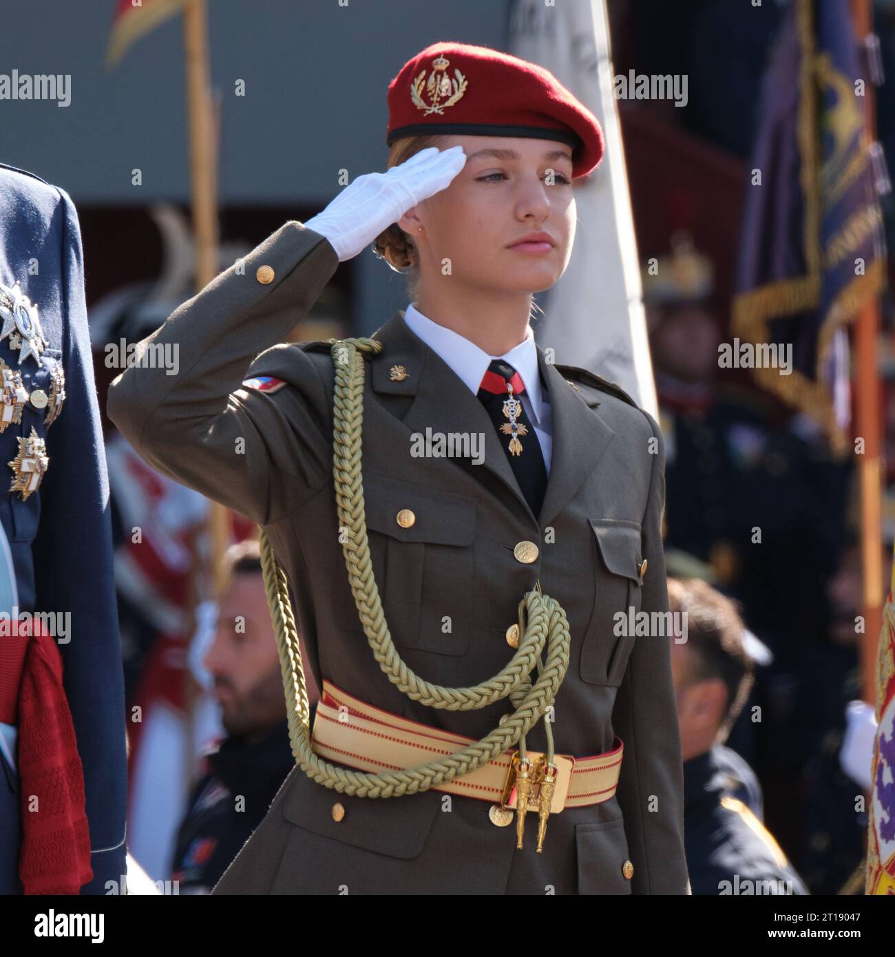 Leonor princess of asturias military uniform hi-res stock photography ...