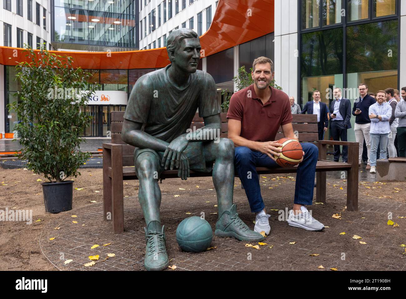 12 October 2023, Hesse, Frankfurt/Main: Dirk Nowitzki, former national ...