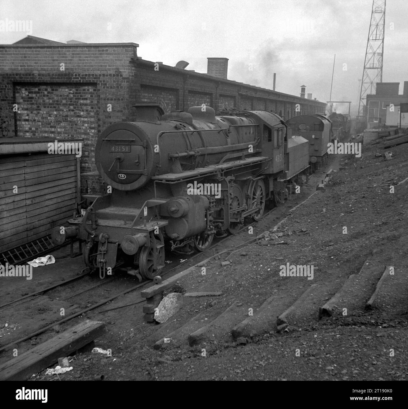 Crewe locomotive works Black and White Stock Photos & Images - Alamy