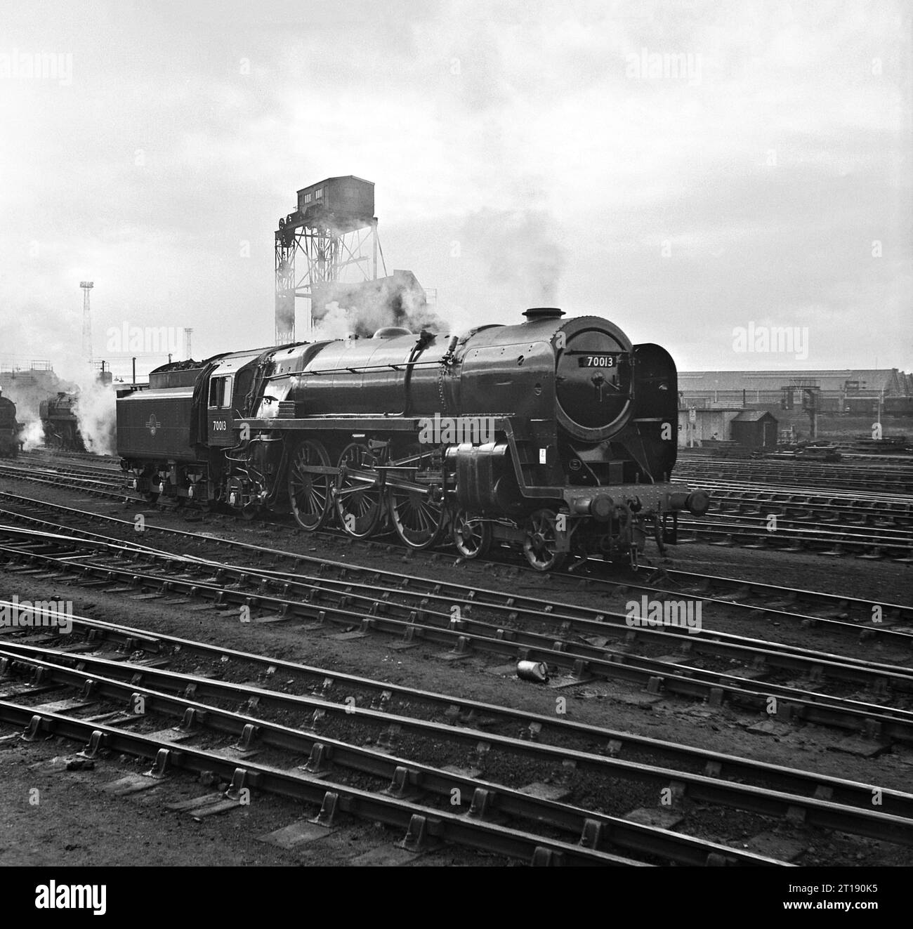 Crewe locomotive works Black and White Stock Photos & Images - Alamy