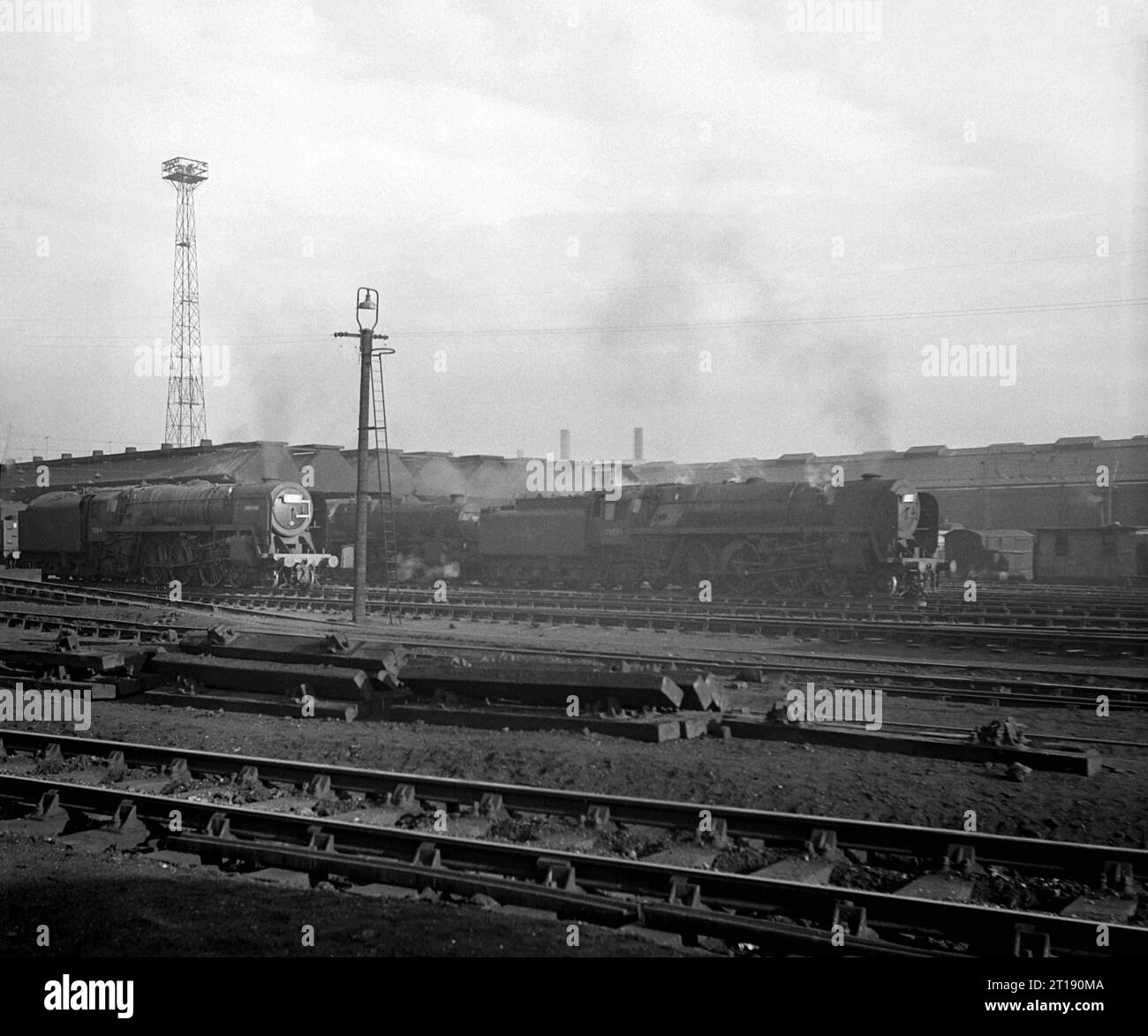 Crewe locomotive works Black and White Stock Photos & Images - Alamy