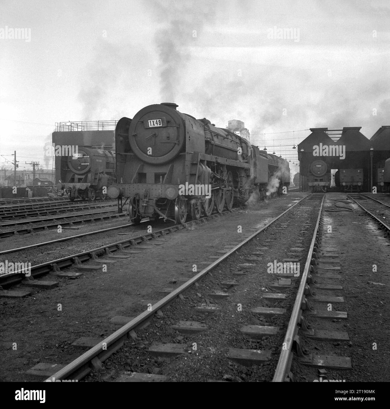 Crewe locomotive works Black and White Stock Photos & Images - Alamy