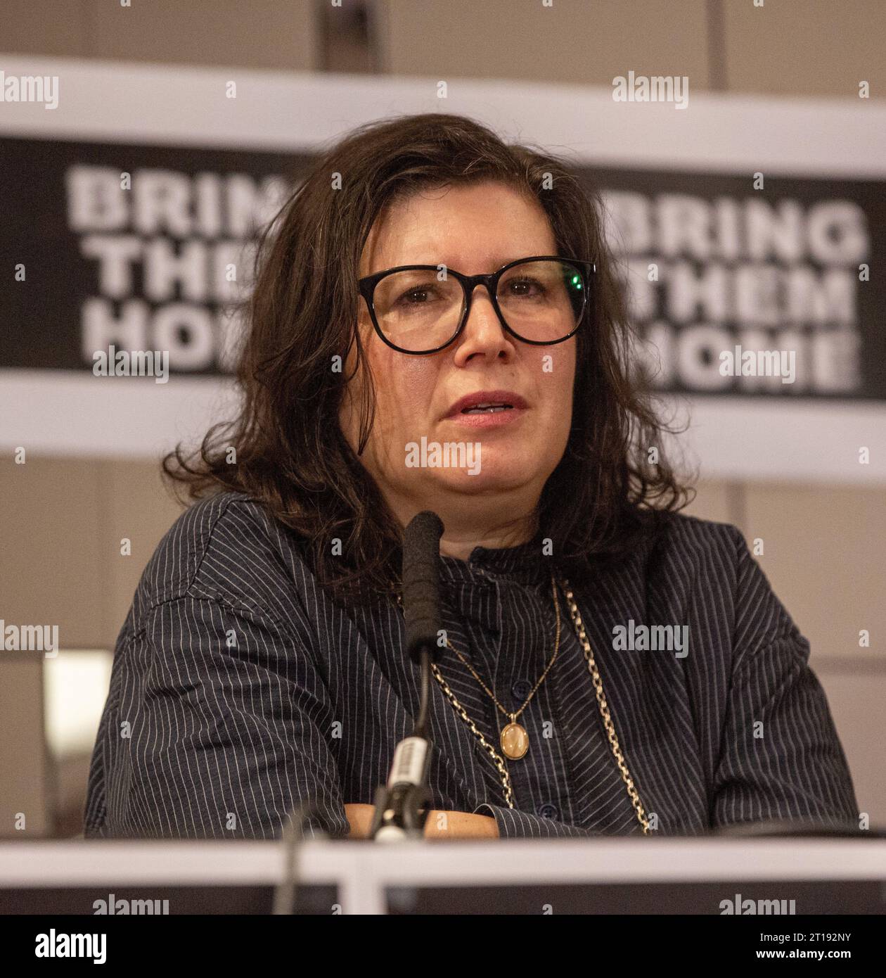 London, England, UK. 12th Oct, 2023. SHARON LIFSCHITZ, an artist and ...