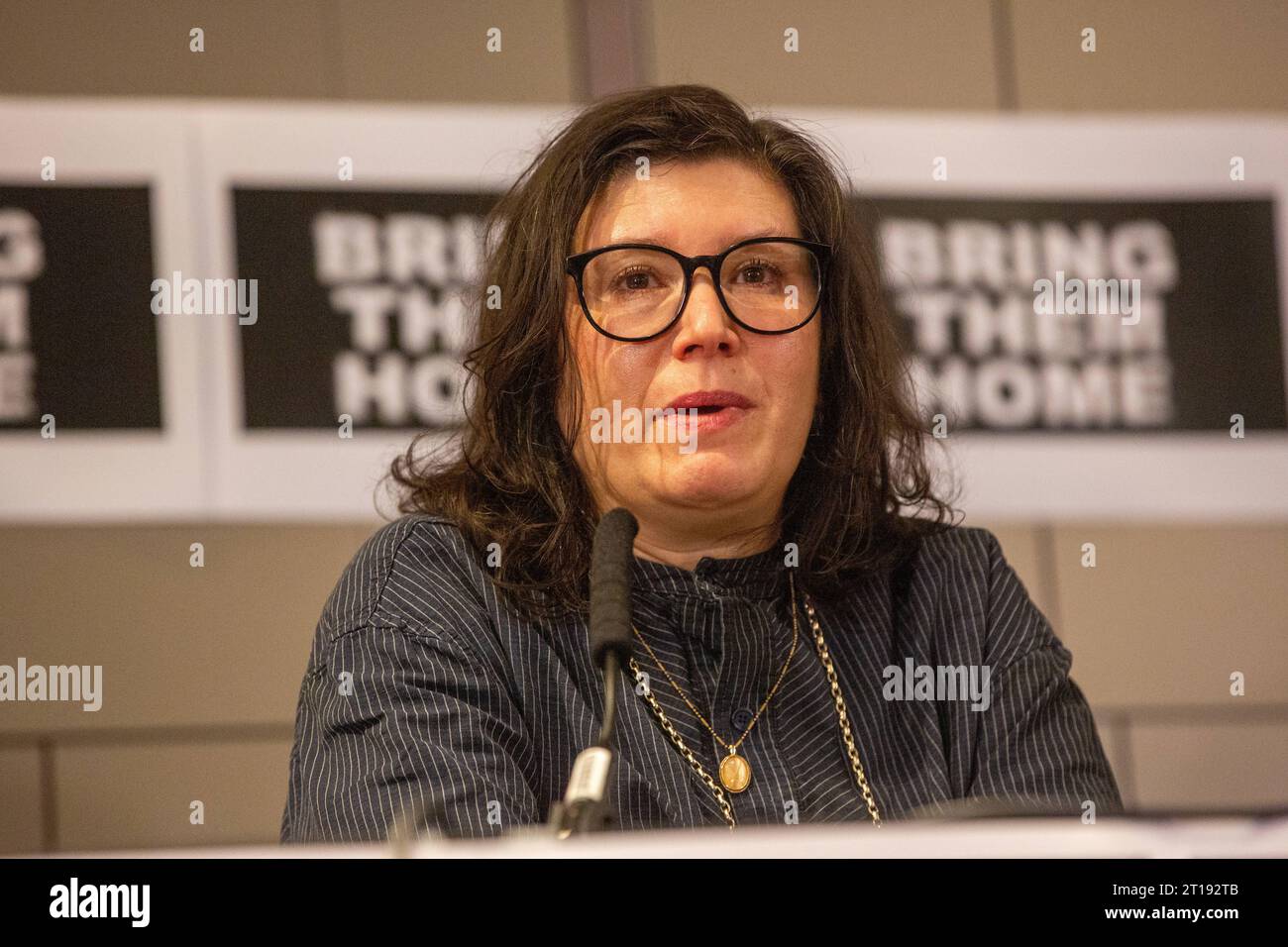 London, England, UK. 12th Oct, 2023. SHARON LIFSCHITZ, an artist and ...