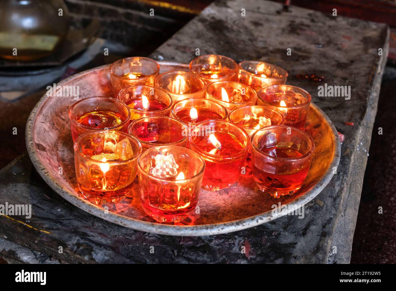 Offertory Candles, Thien Hau Pagoda, Ho Chi Minh City, Vietnam Stock ...