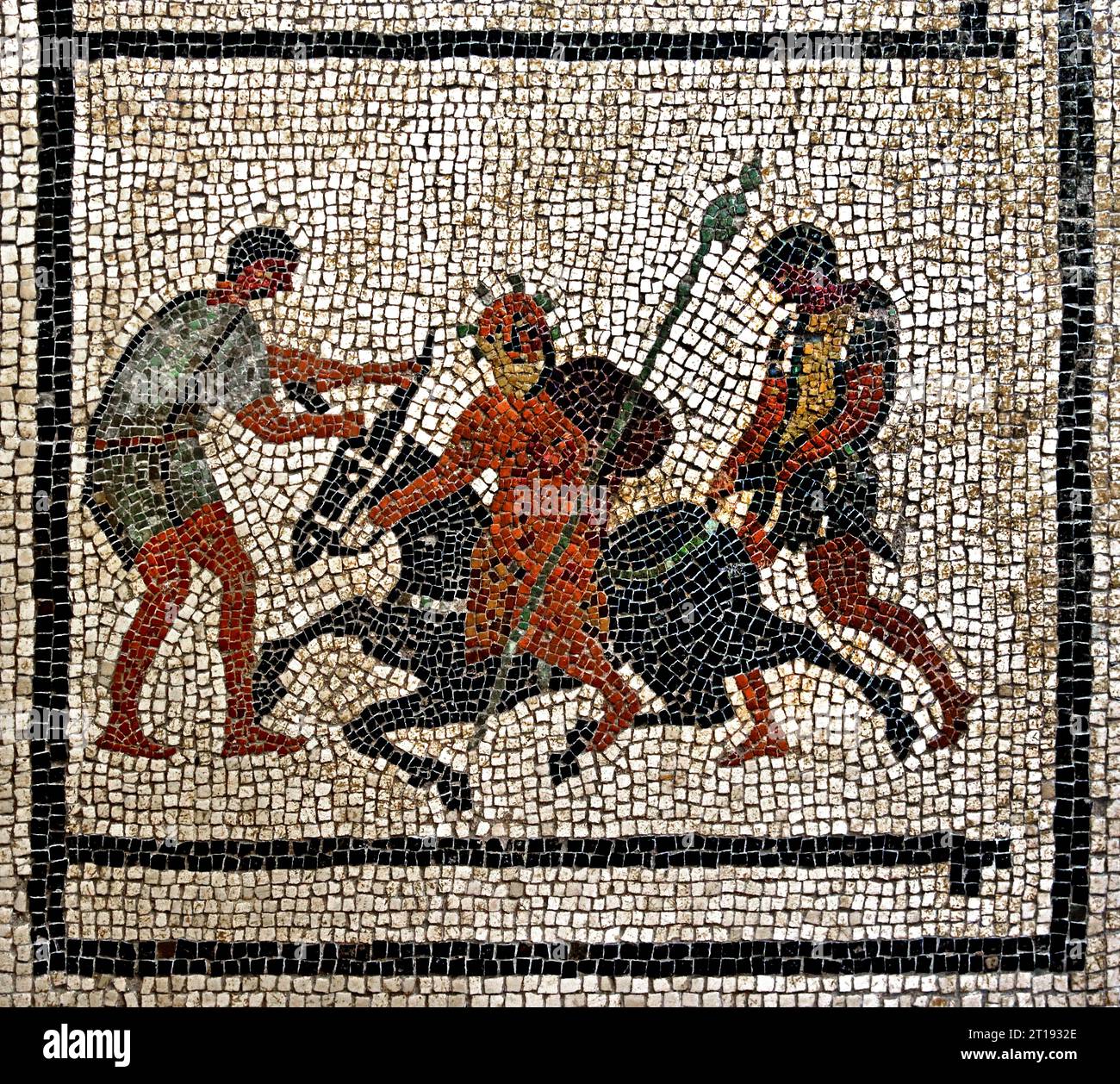 mosaic from Pompeii Roman City is located near Naples in the Campania ...