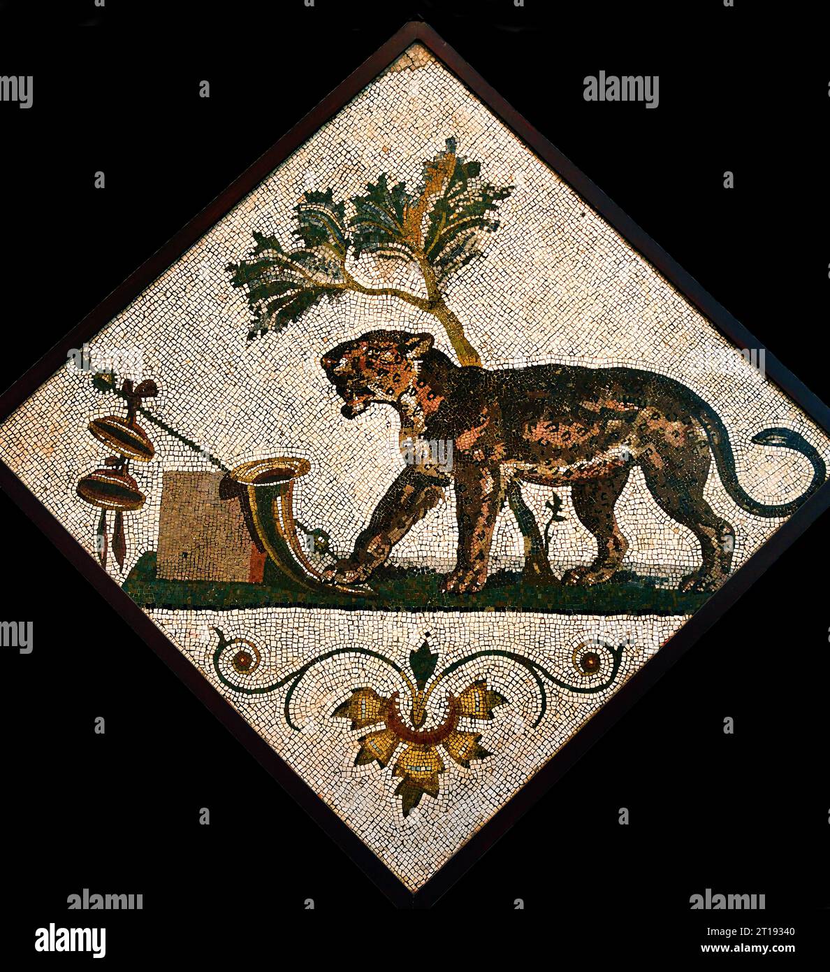 mosaic from Pompeii Roman City is located near Naples in the Campania ...