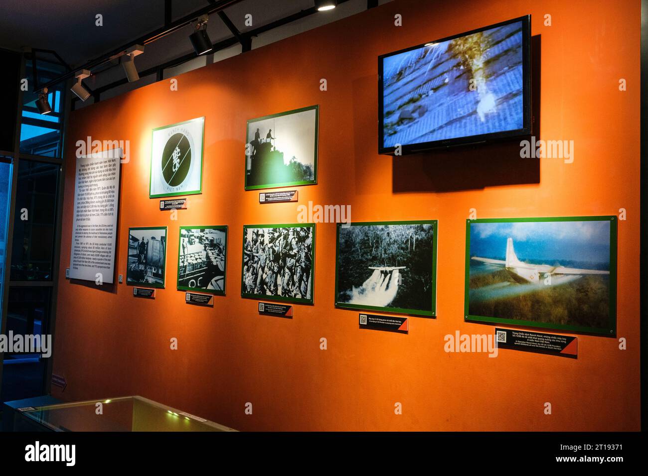 Ho Chi Minh, Vietnam. War Remnants Museum. Agent Orange Exhibit Stock ...