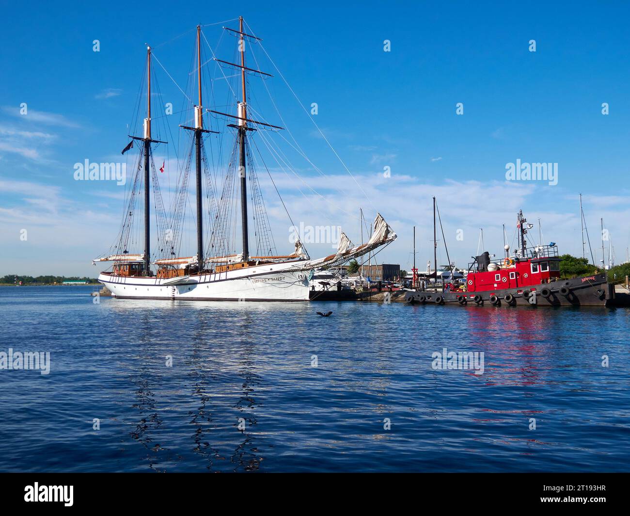 The Historic Schooner EMPIRE SANDY, Completed In 1943 & Saw Extensive ...
