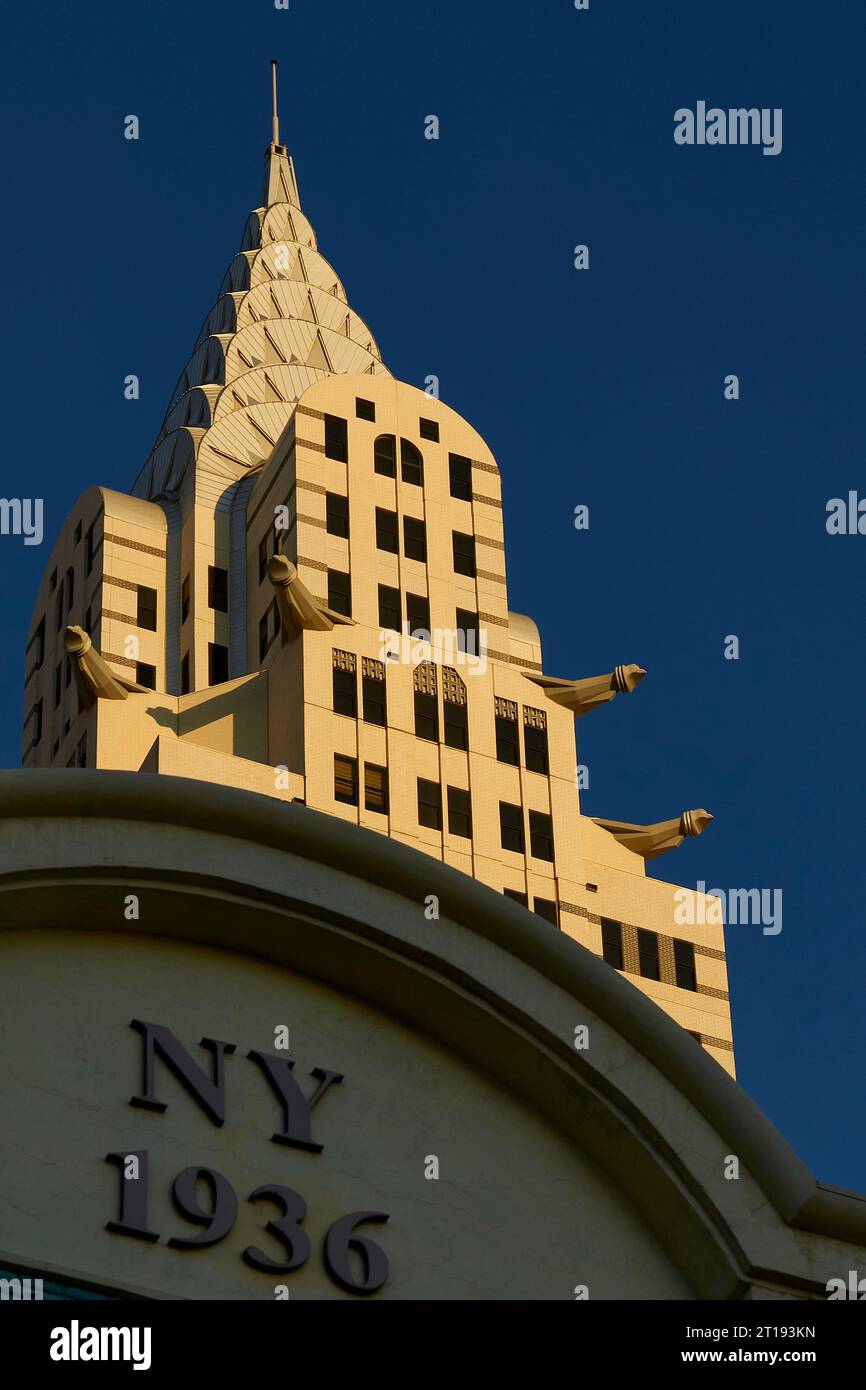 The Reproduction Chrysler Building (Actually Built Abound 1996) At The ...