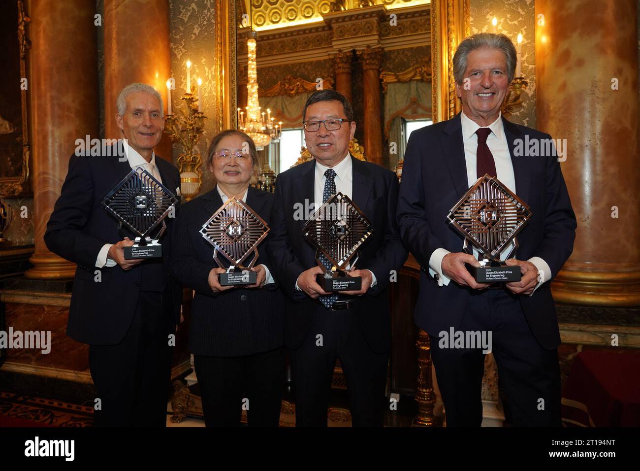 (left to right) Professor Andrew Blakers, Dr Aihua Wang, Dr Jianhua ...