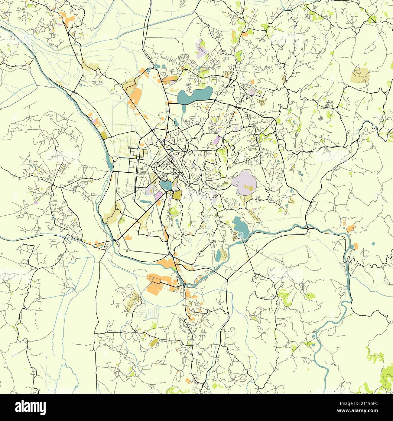 Map of antananarivo Stock Vector Images - Alamy