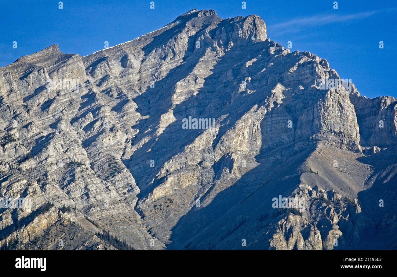 Cascade Mountain Banff Alberta Stock Photo - Alamy