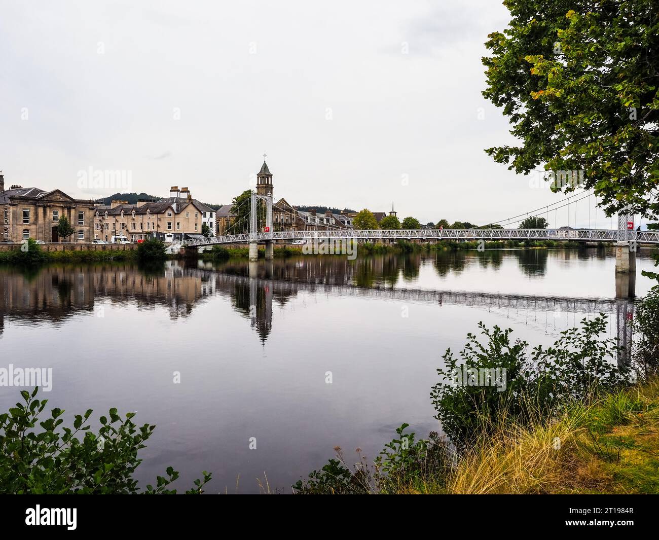 View of River Ness in Inverness, UK Stock Photo - Alamy