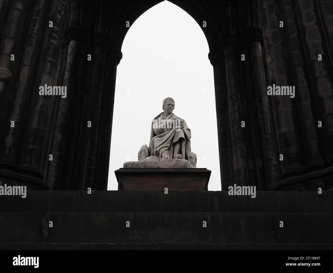 Sir Walter Scott monument by architect George Meikle Kemp and sculptor ...