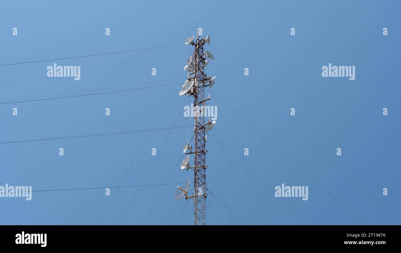internet wireless radio telecommunications tower Stock Photo - Alamy