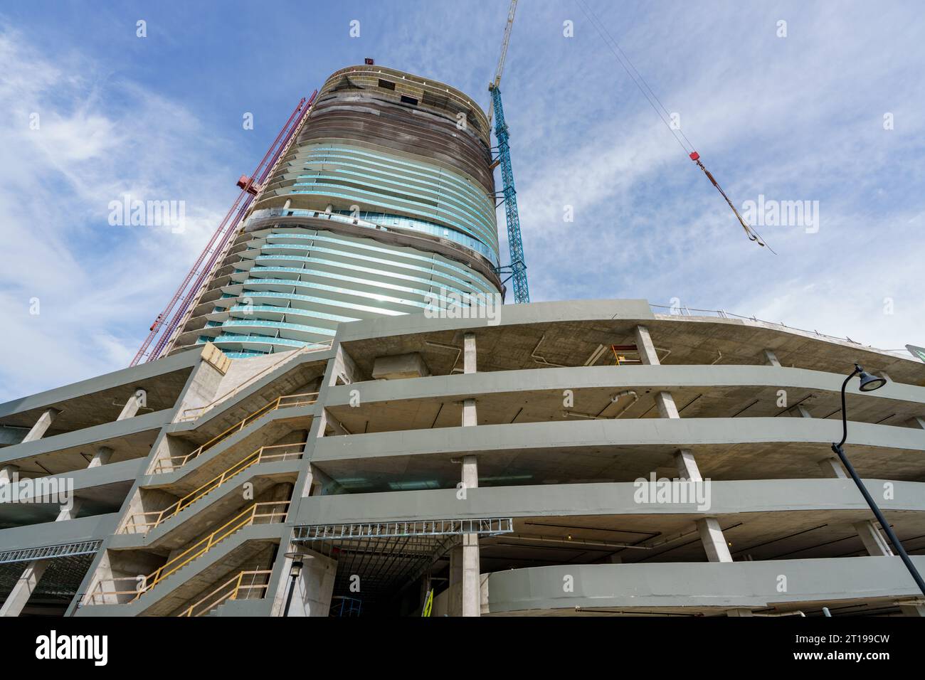Miami Beach, FL, USA - October 11, 2023: Stock photo of Five Park a new ...
