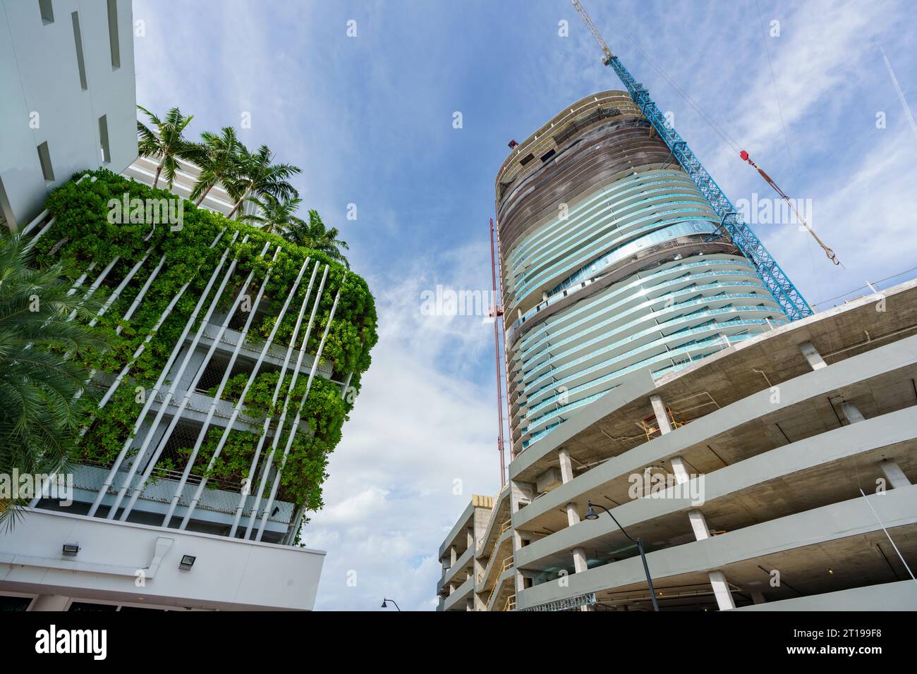 Miami Beach, FL, USA - October 11, 2023: Stock photo of Five Park a new ...