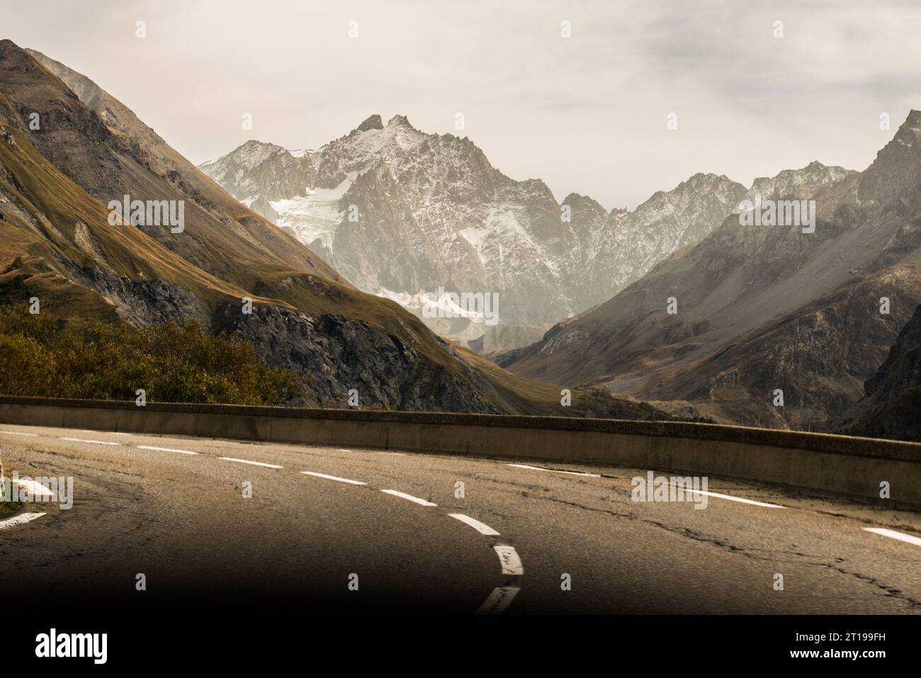 Mont Genevre pass route, italian/french alps Stock Photo - Alamy