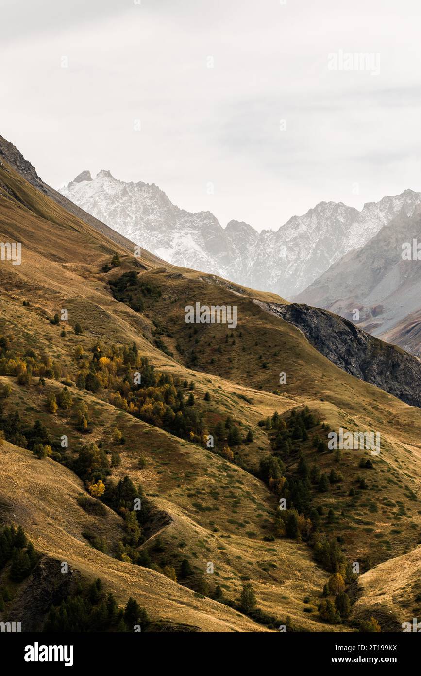 Mont Genevre pass route, italian/french alps Stock Photo - Alamy