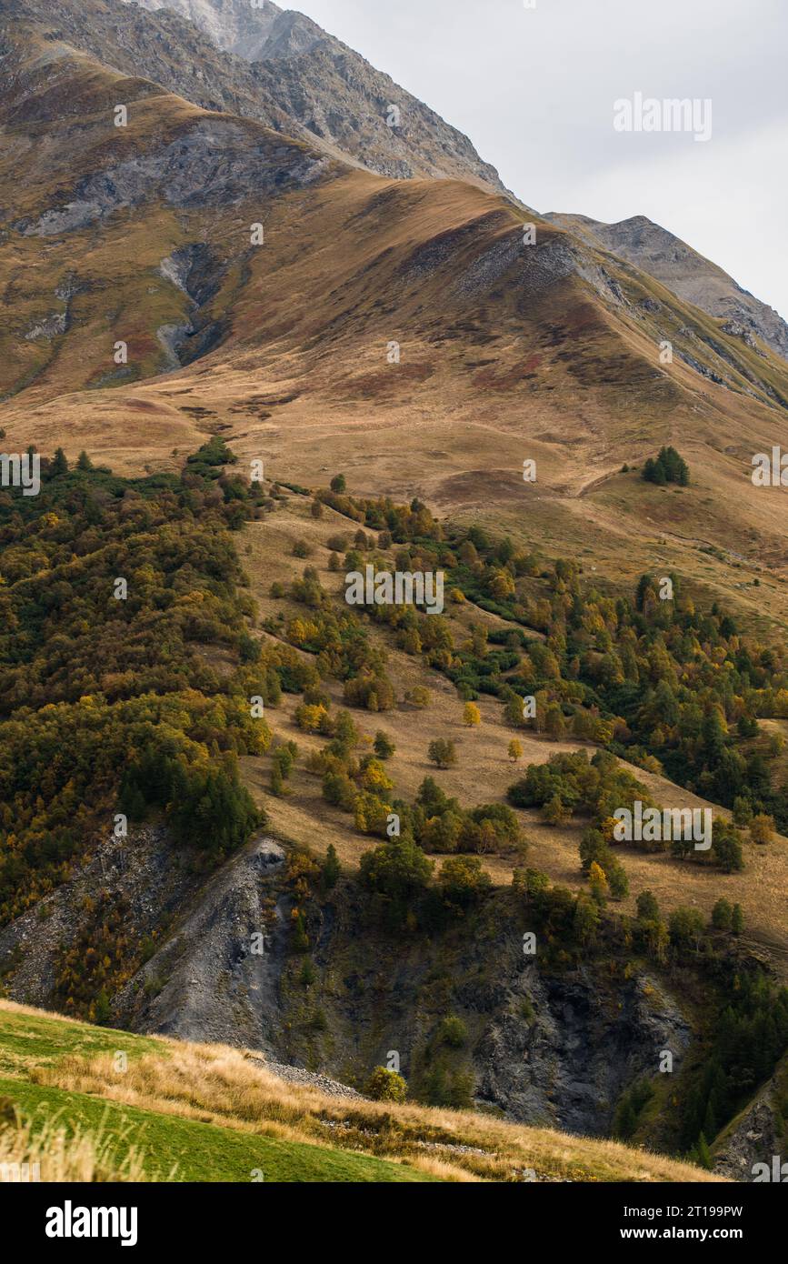 Mont Genevre pass route, italian/french alps Stock Photo - Alamy