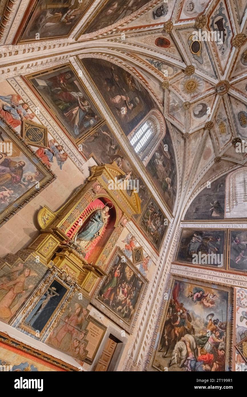 Spain, Castile, Segovia, Segovia Cathedral is the Gothic-style Roman ...