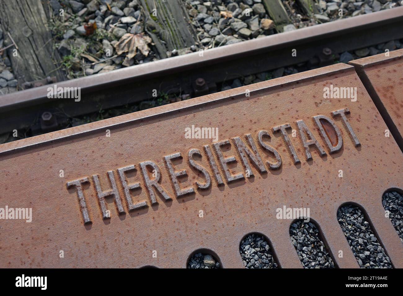 Mahnmal Gleis 17 Mahnmal Gleis 17, 11.10.2023, Wilmersdorf, Berlin, Am ...